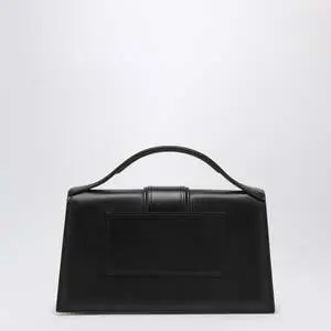 Jacquemus Le Grand Bambino Bag In Leather - Black