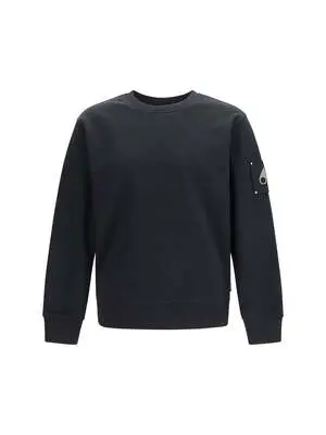 Moose Knuckles Hartsfield Crewneck Sweatshirt - Black