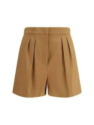 MAX MARA Max Mara Stretch Cotton Satin Shorts