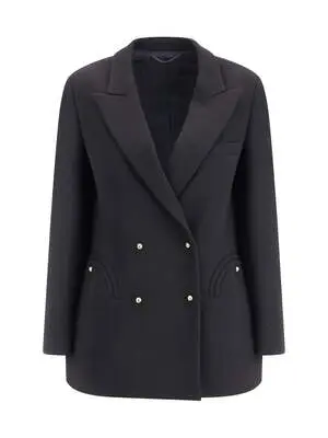 BLAZÉ MILANO Resolute Everyday Blazer In Virgin Wool - Black