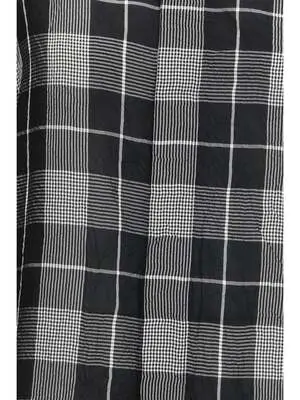 Phoebe Philo Custom Tux Shirt In Ombré Check Viscose