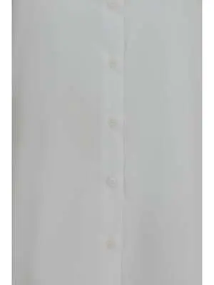 ERMANO SCERVINO Ermanno Scervino Cotton Shirt With Classic Collar And Lace-up Detail