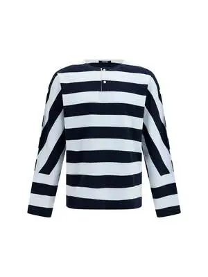 Jacquemus Le Tshirt Mariniere Ml - Multicolor