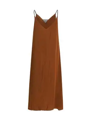 Prada V-neck Long Dress