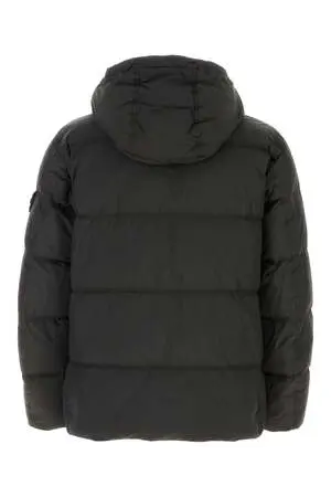 Stone Island Graphite Nylon Down Jacket - Gray