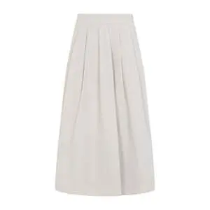 Peserico Midi Taffetas Skirt - Multicolor