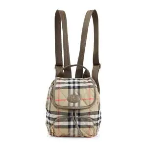 Burberry Mini Quilted Check Backpack - Multicolor