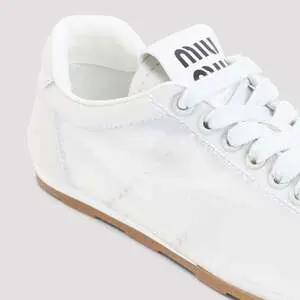 Miu Miu Technical Fabric Lace-up Sneakers