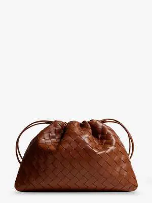 Bottega Veneta Medium Dustbag Clutch With Intrecciato Effect - Multicolor