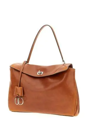 Balenciaga Shopper Bag With Turn Lock And Top Handle - Multicolor