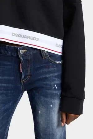 Dsquared2 Medium Wash Distressed Jeans