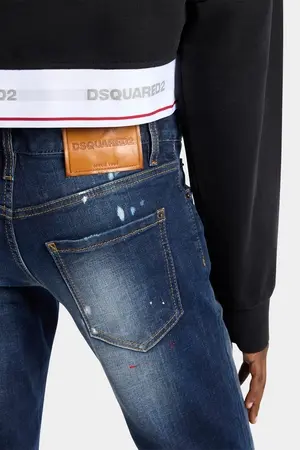 Dsquared2 Medium Wash Distressed Jeans
