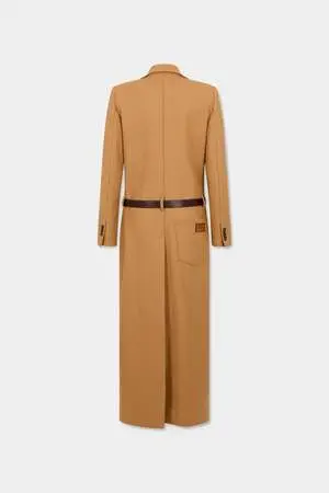 Dsquared2 Virgin Wool Felt Belted Coat