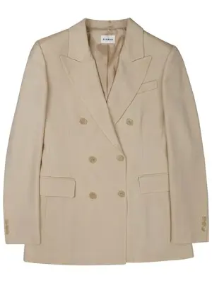 P.a.r.o.s.h P. A.r. O.s. H. Giacca Doppiopetto "raisa - Beige
