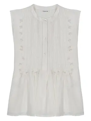 P.a.r.o.s.h P. A.r. O.s. H. Blusa In Seta - White