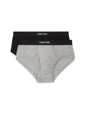 TOM FORD Pack Of Two Briefs - Black