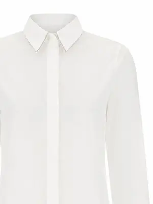 Brunello Cucinelli Camicia In Cotone - White