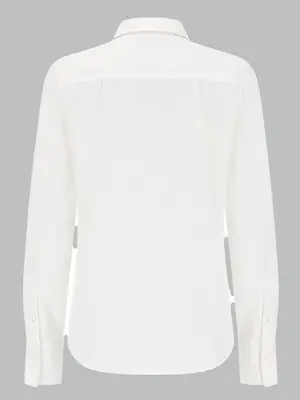 Brunello Cucinelli Camicia In Cotone - White