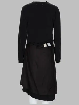 MAISON MARGIELA Abito Midi Con Drappeggio