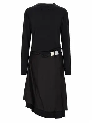 MAISON MARGIELA Abito Midi Con Drappeggio