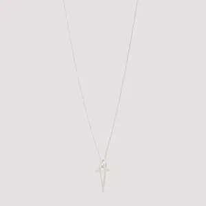 Rick Owens Pentagram Brass Necklace - Metallic