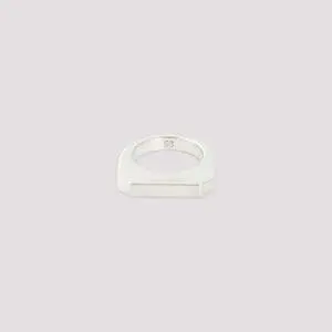 Rick Owens Hollywood Ring In Metal - Metallic
