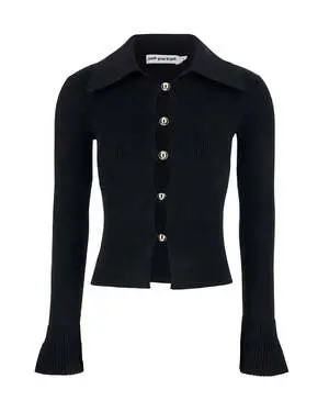 SELF-PORTRAIT Chic Mini Sweater - Black