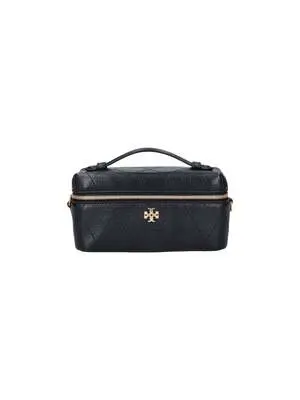 Tory Burch Tumbled Leather Mini Bag - Black