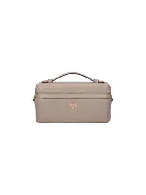 Tory Burch Quilted Zip Top Handle Vanity Case