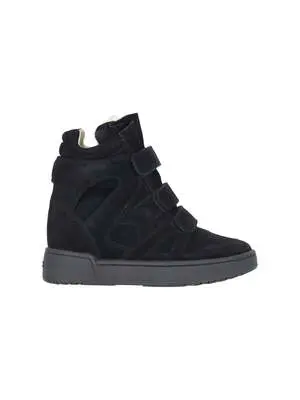 Isabel Marant Étoile ISABEL MARANT ÉTOILE High-Top Wedge Sneakers Black