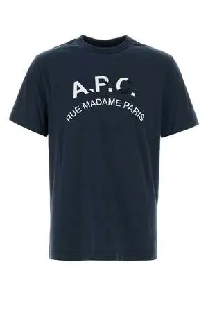 A.p.c. 100% Cotton T-shirt - Blue