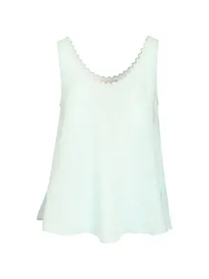 FORTE_FORTE Linen Top - Sky Blue