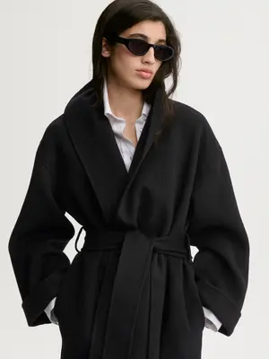 BY MALENE BIRGER Trinelle Wool Coat - Black