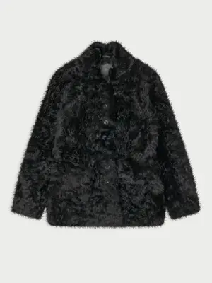 BY MALENE BIRGER Adeline Shearling Jacket - Black