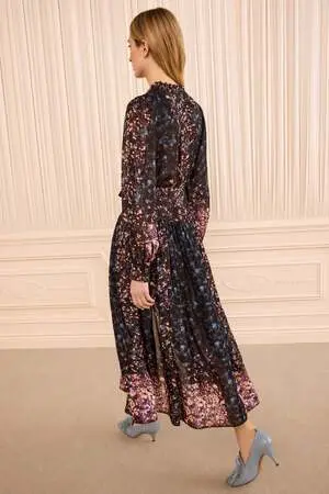 Ulla Johnson Tessa Long Sleeve Silk Dress