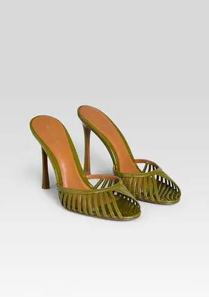 Retrofete Allistair Peep-toe Sandal - Basil