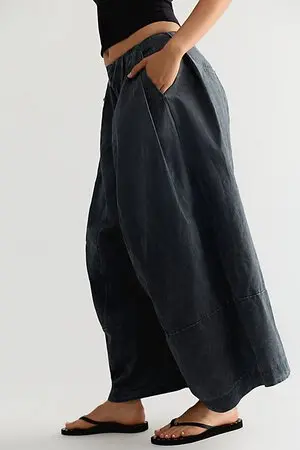 Free People Concrete Solid Trousers - Black