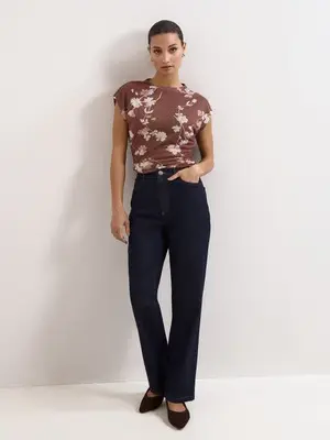PHASE EIGHT Kezia Mesh Printed Top