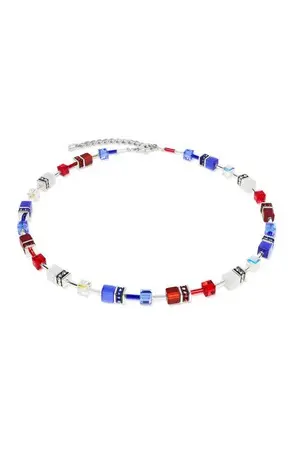 COEUR DE LION Geocube Necklace Limited Edition - Silver