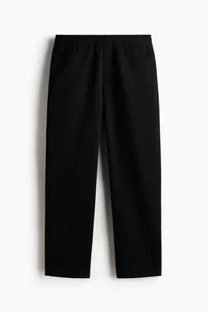 H&M Relaxed-fit Interlock Sweatpants - Black