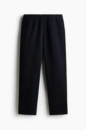H&M Relaxed-fit Interlock Sweatpants - Navy Blue