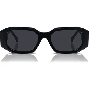 COSSINO Caroline 51mm Acetate Sunglasses - Black