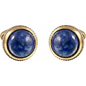 DEJI ENIOLA Atlas Lapis Lazuli Cufflinks