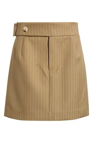 Oddmuse Pinstriped Mini Skirt