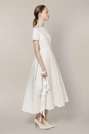 ROKSANDA Vaela Tea Length Bridal Dress