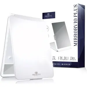 PROJECT E BEAUTY Mirrorvio+ Travel Vanity Mirror - White