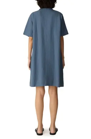 Eileen Fisher Classic Collar Shirtdress - Cold Spring