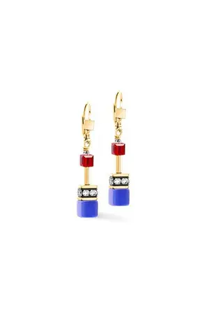 COEUR DE LION Geocube Limited Edition Drop Earrings - Gold