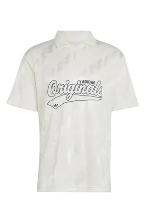 Adidas Originals Jacquard Jersey Graphic Tee - Cloud White