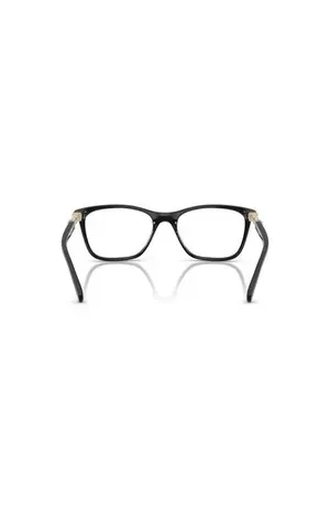 VOGUE EYEWEAR 53mm Rectangle Optical Glasses - Black